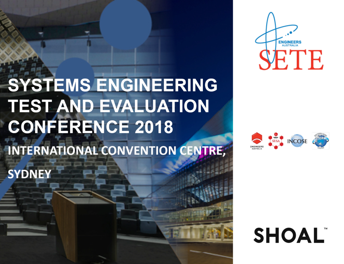 Shoal leads the way at the SETE Conference, Sydney 30th April – 2nd May ...